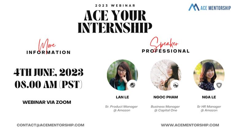 Ace your Internship Event - Ace Mentorship